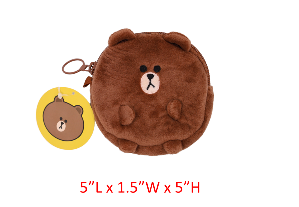 Line Friends Bear Coin Purse – Watch Time Inc.