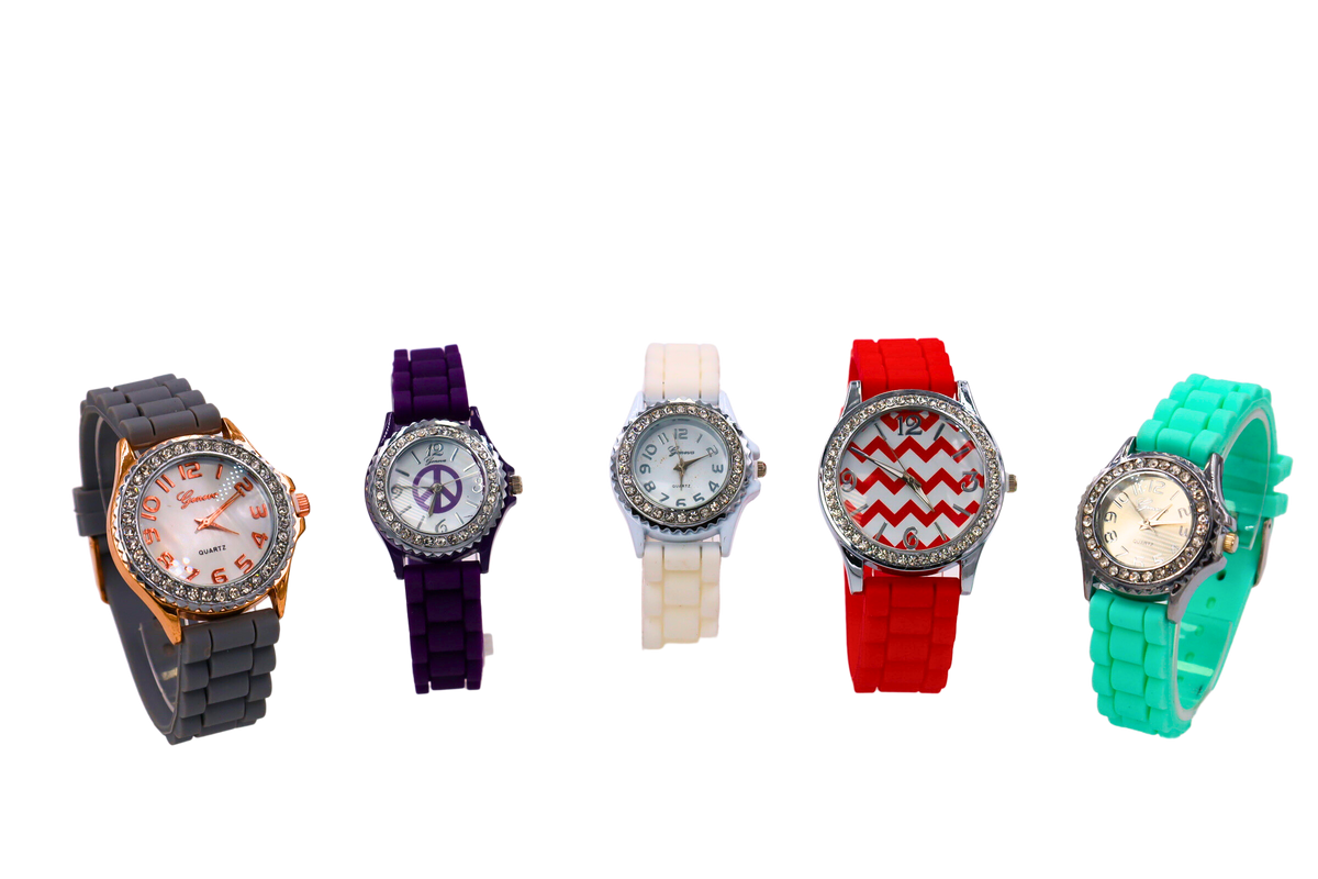 Women's Sandra Silicone Band Watch – Watch Time Inc.